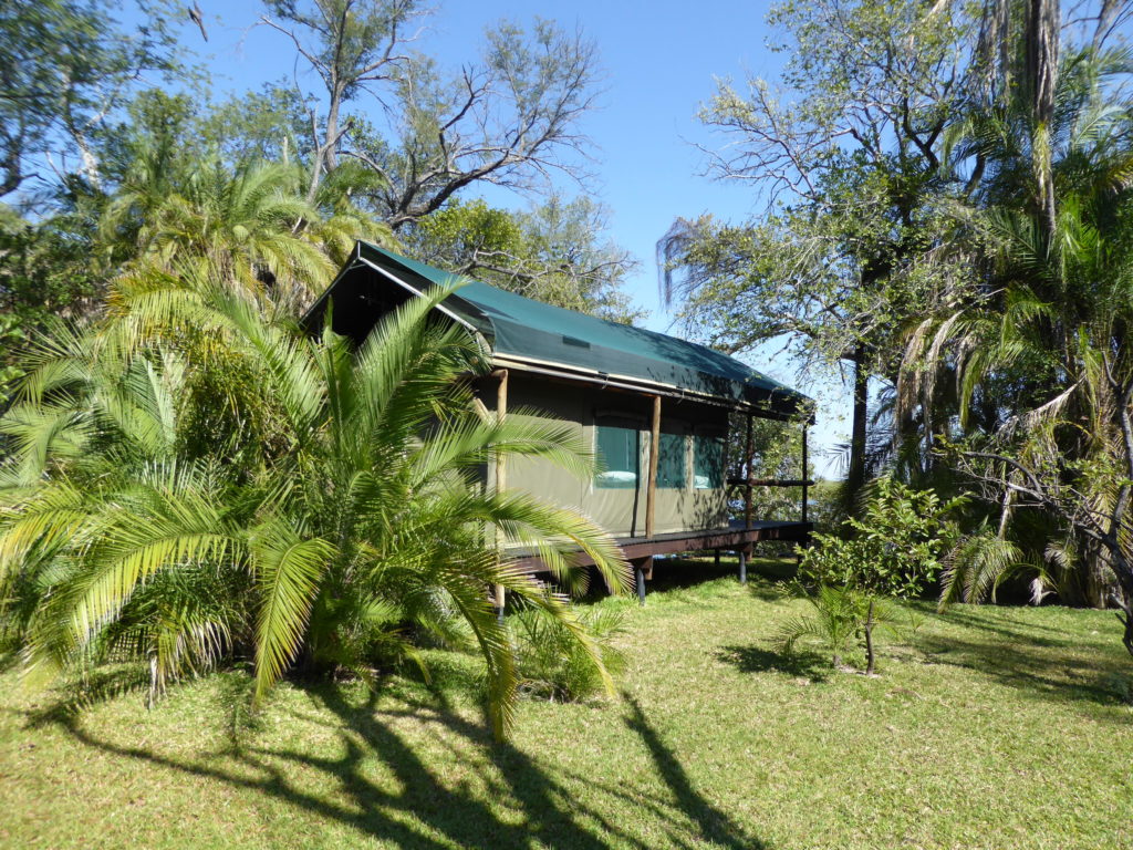 Xaro Lodge à Shakawe au Botswana sur le Panhandle